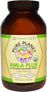 Amazon.com: Pure Planet Amla Plus, 500 Tablets : Health & Household