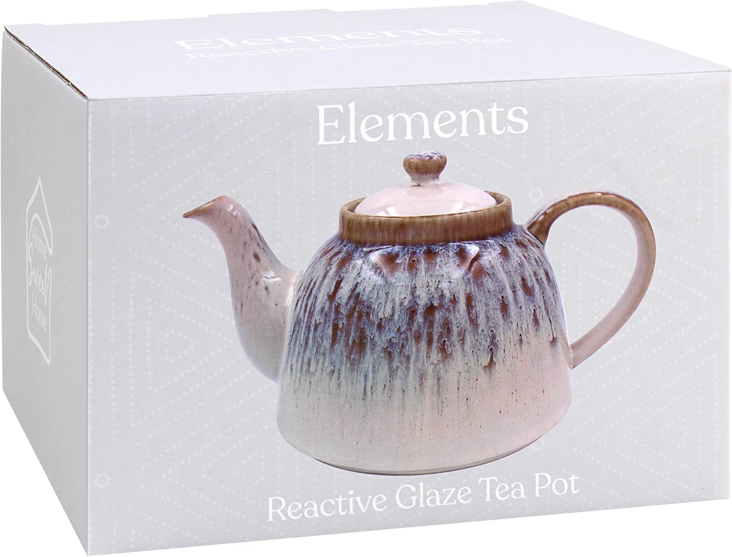 Lesser & Pavey Elements Reactive Glaze Teapot | Kitchen Accessory for ...