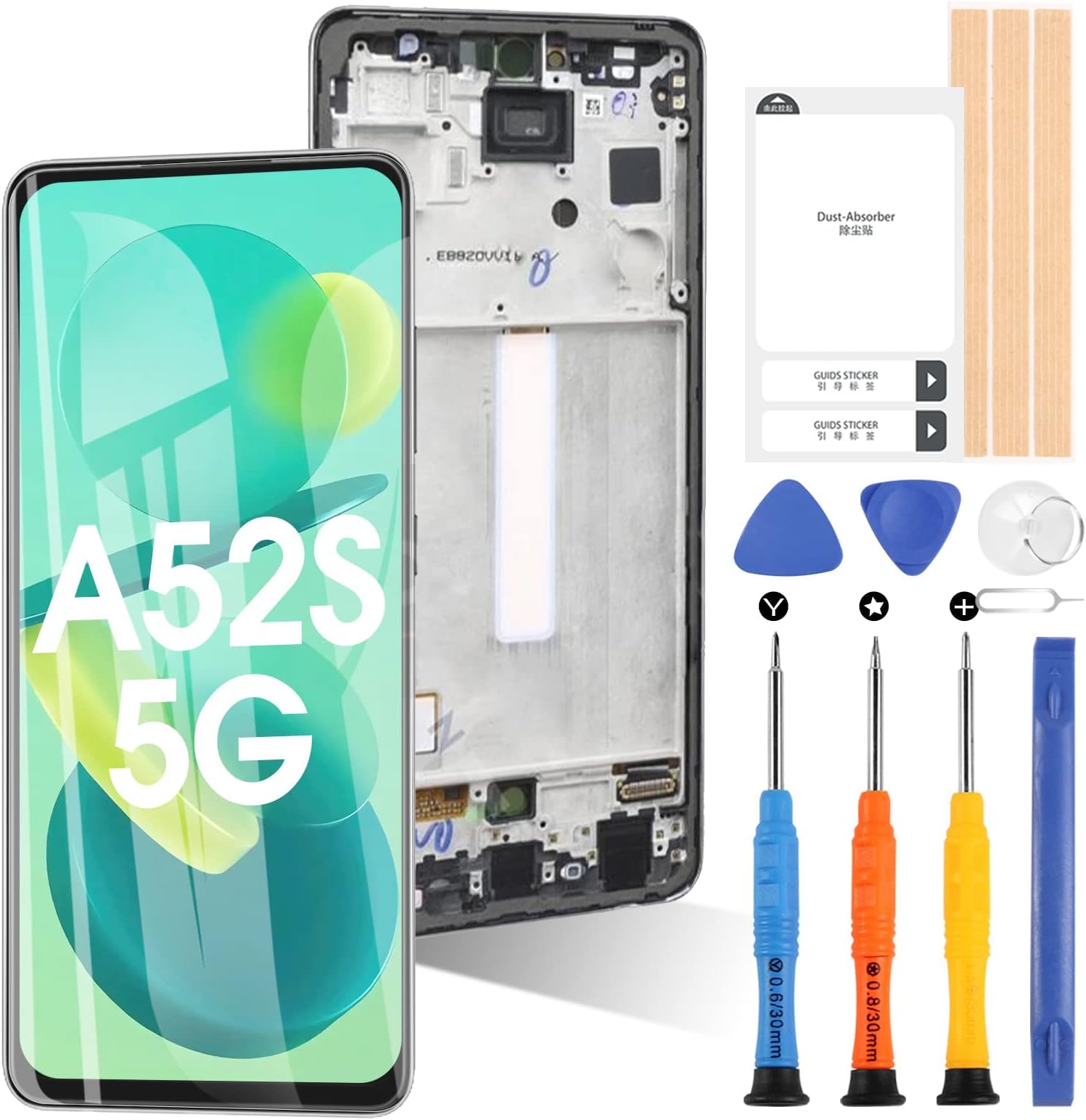 Screen Replacement for Samsung Galaxy A52s 5G SM-A528B SM-A528B/DS LCD ...