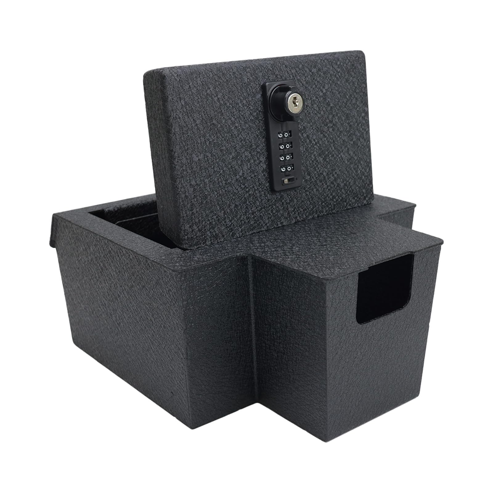 Amazon.com: KEREN Center Console Gun Safe - Console Gun Vault ...