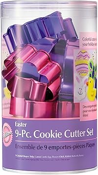 Amazon.com: Wilton Easter 9pc Color And Cookie Cutter Set: Home & Kitchen