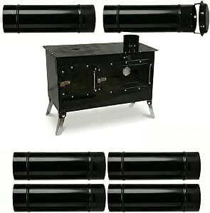 Amazon.com: Trailblazer Cookstove – Wood Stove with Oven for Off-Grid ...