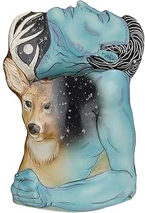 Amazon.com: Porcelain Deer Antler Stag King Shapeshifting Vase ...