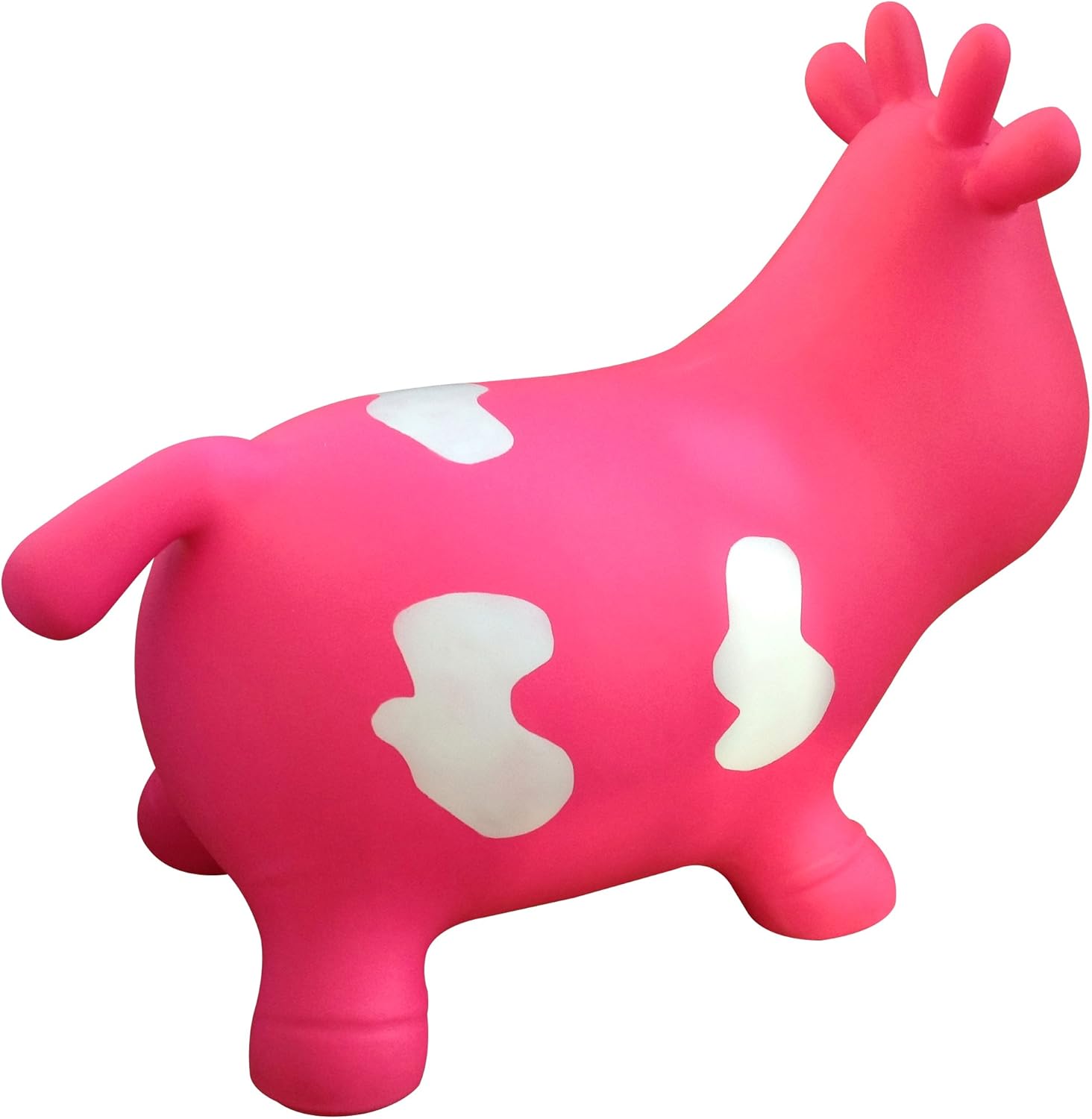 Pink Cow Bouncer with Hand Pump, Inflatable Space Hopper, Ride-on ...