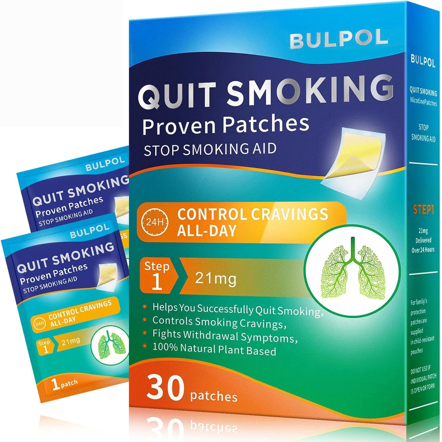 Amazon.com: Quit Smoking Patches Step 1 (30 Count), 21mg Stop Smoking ...