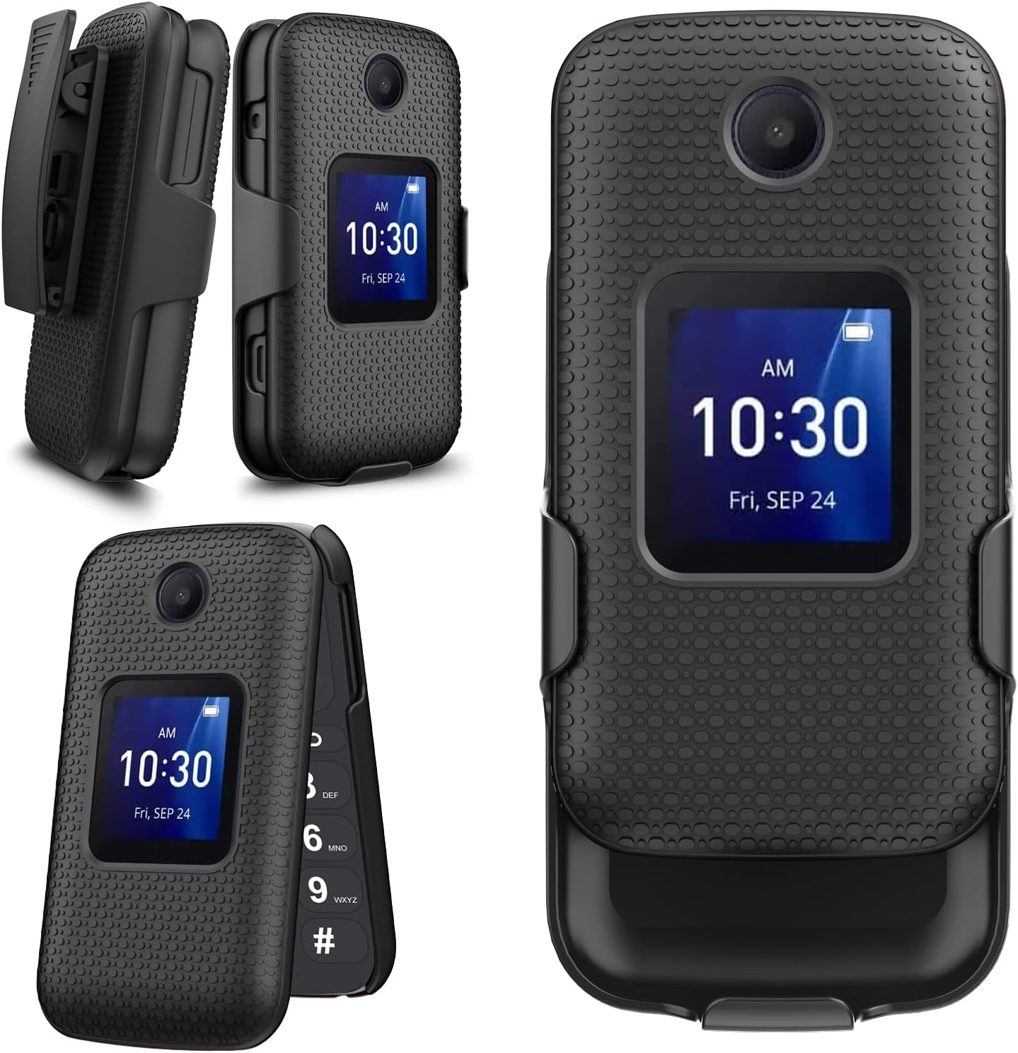 Amazon.com: Ailiber Case for Alcatel Go Flip 4/TCL Go Flip 2, Swivel ...