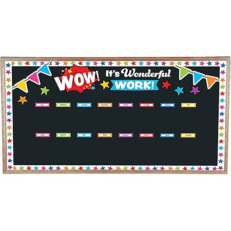 Amazon.com: Wow Work Wall Bulletin Board Set – 62 Pieces : Home & Kitchen