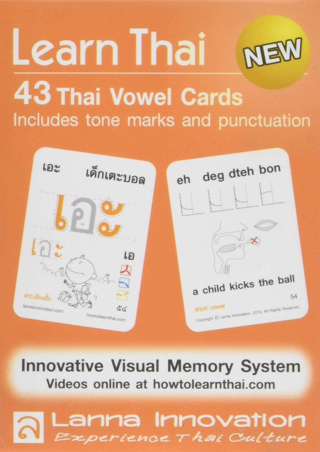 Learn Thai: Thai Vowels - 43 Flash Cards: 2: Amazon.co.uk: Lanna ...