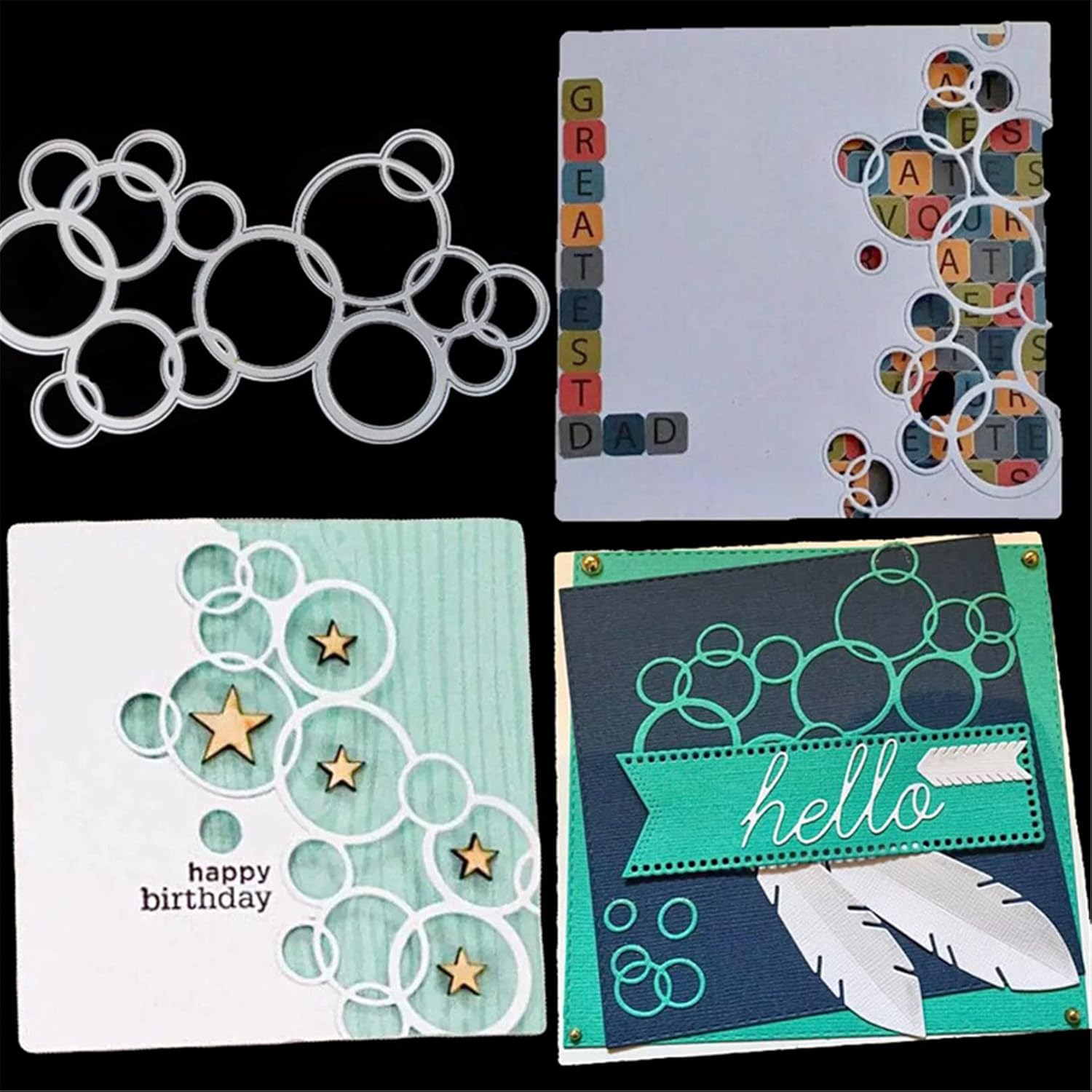 Amazon.com: FAWENUCY Scrapbooking Die-Cuts for Card Making, Christmas ...