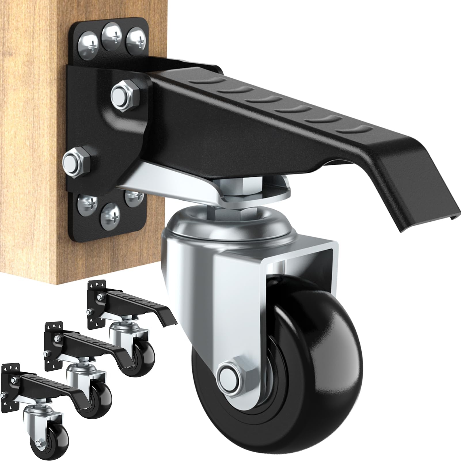 Amazon.com: WEN Retractable Workbench Casters, 2.5-Inch Diameter Wheels ...
