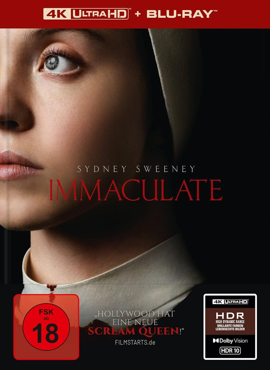 Immaculate 2 Disc Limited Collectors Mediabook Uhd Blu Ray Blu Ray Amazonde Sweeney