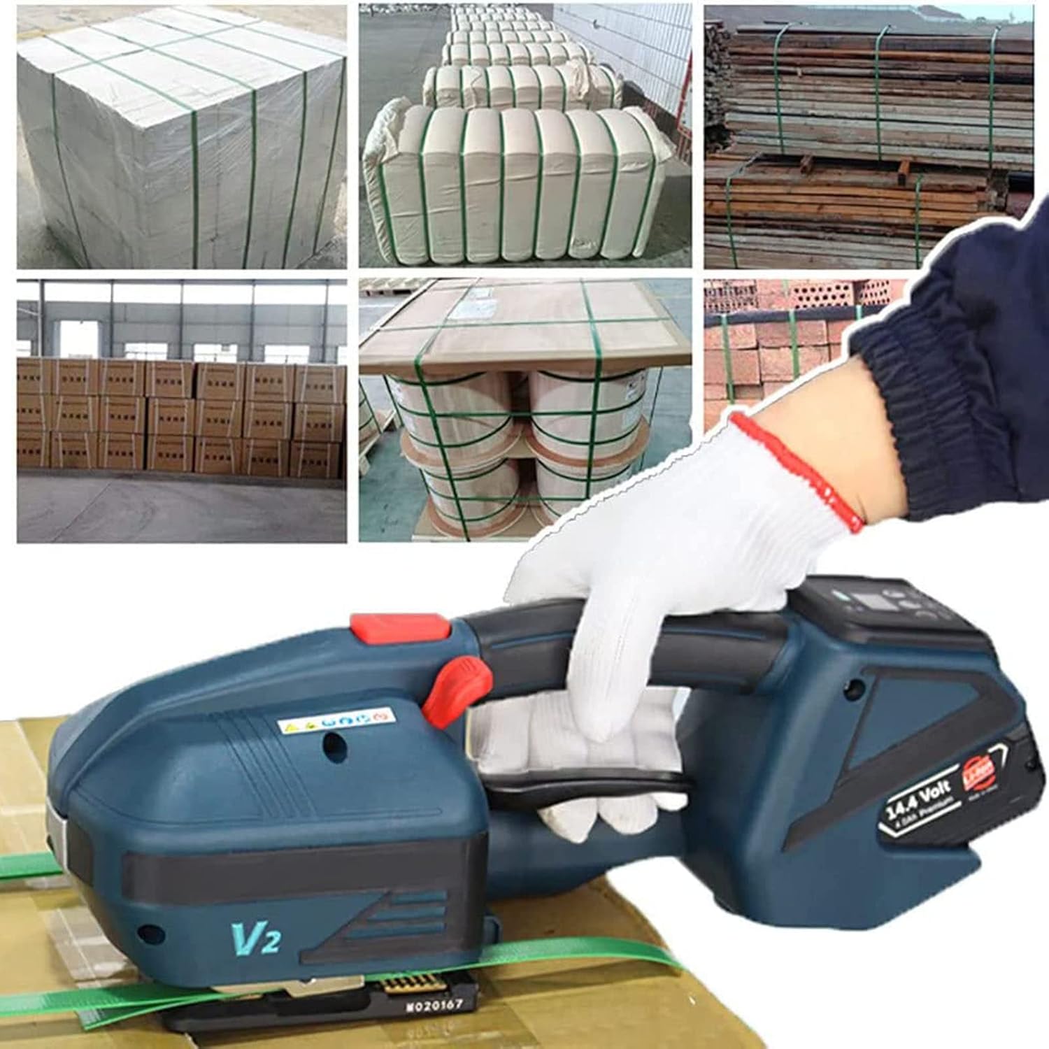 Electric Strapping Machine,Portable Welding Banding Tool With LCD ...