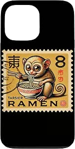 Amazon.com: Japanese Art Noodles Postage Stamp Wildlife Tarsier Ramen ...