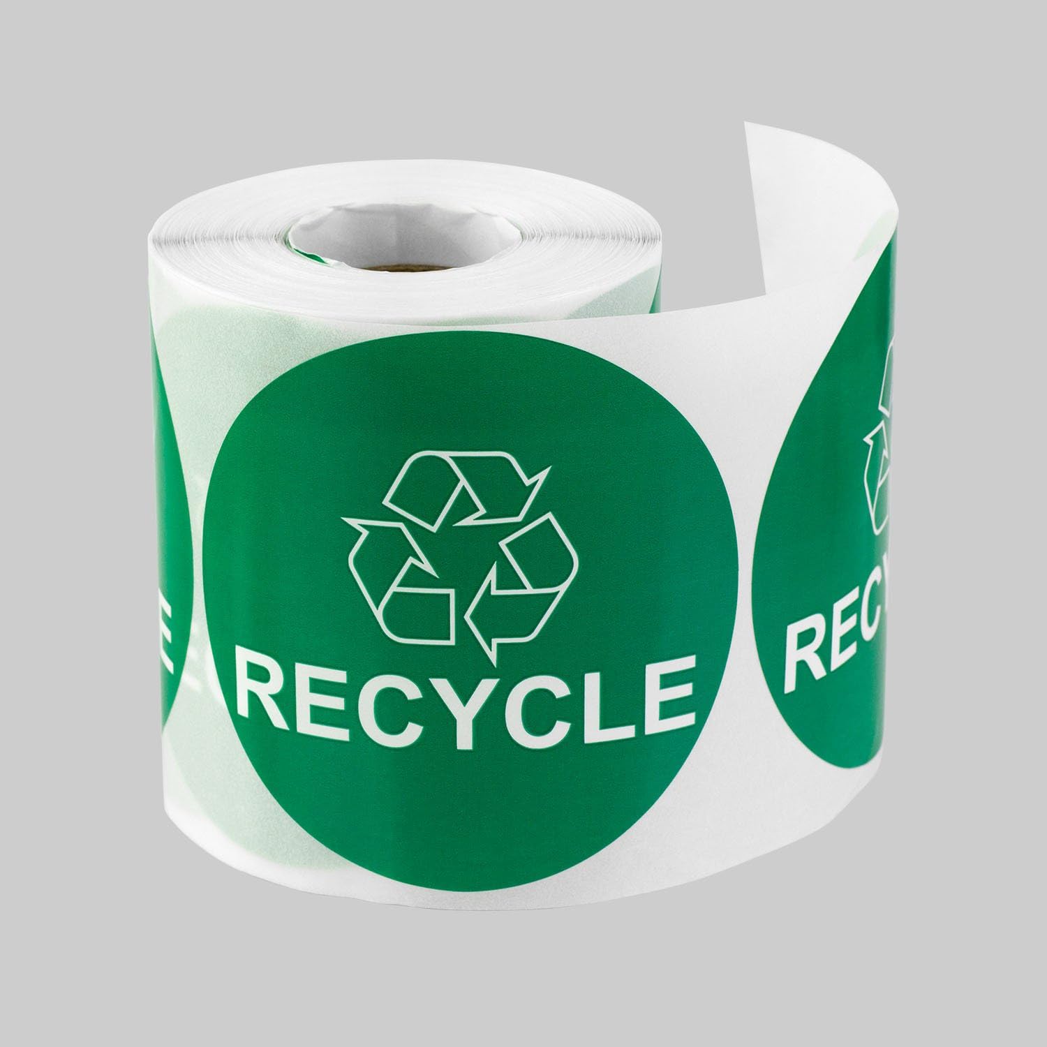 Amazon.com: Pop Resin 1.5" Inch Recycle Logo Stickers Round Recycling ...