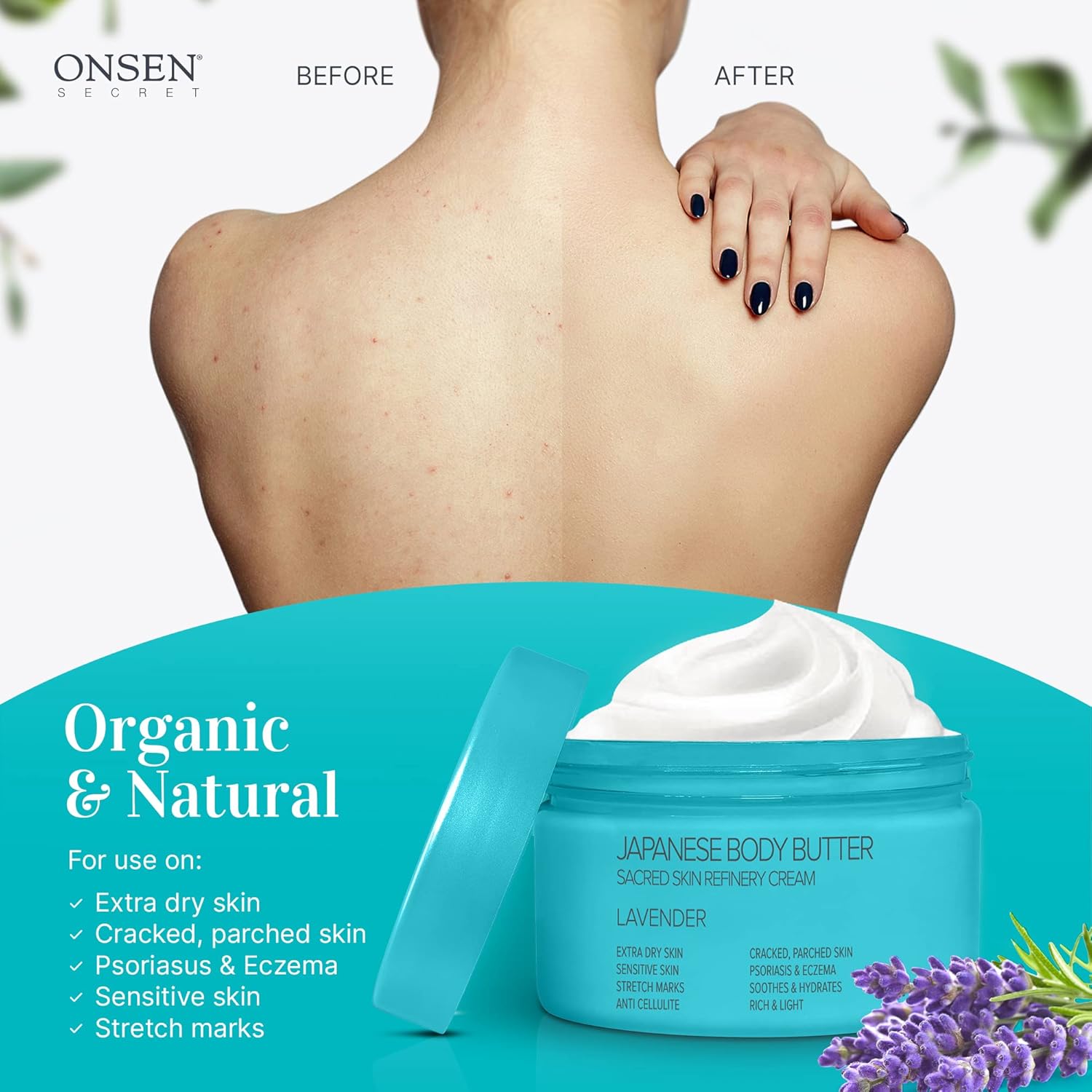 Onsen Secret Japanese Body Butter – Skin Refinery Cream Natural and ...
