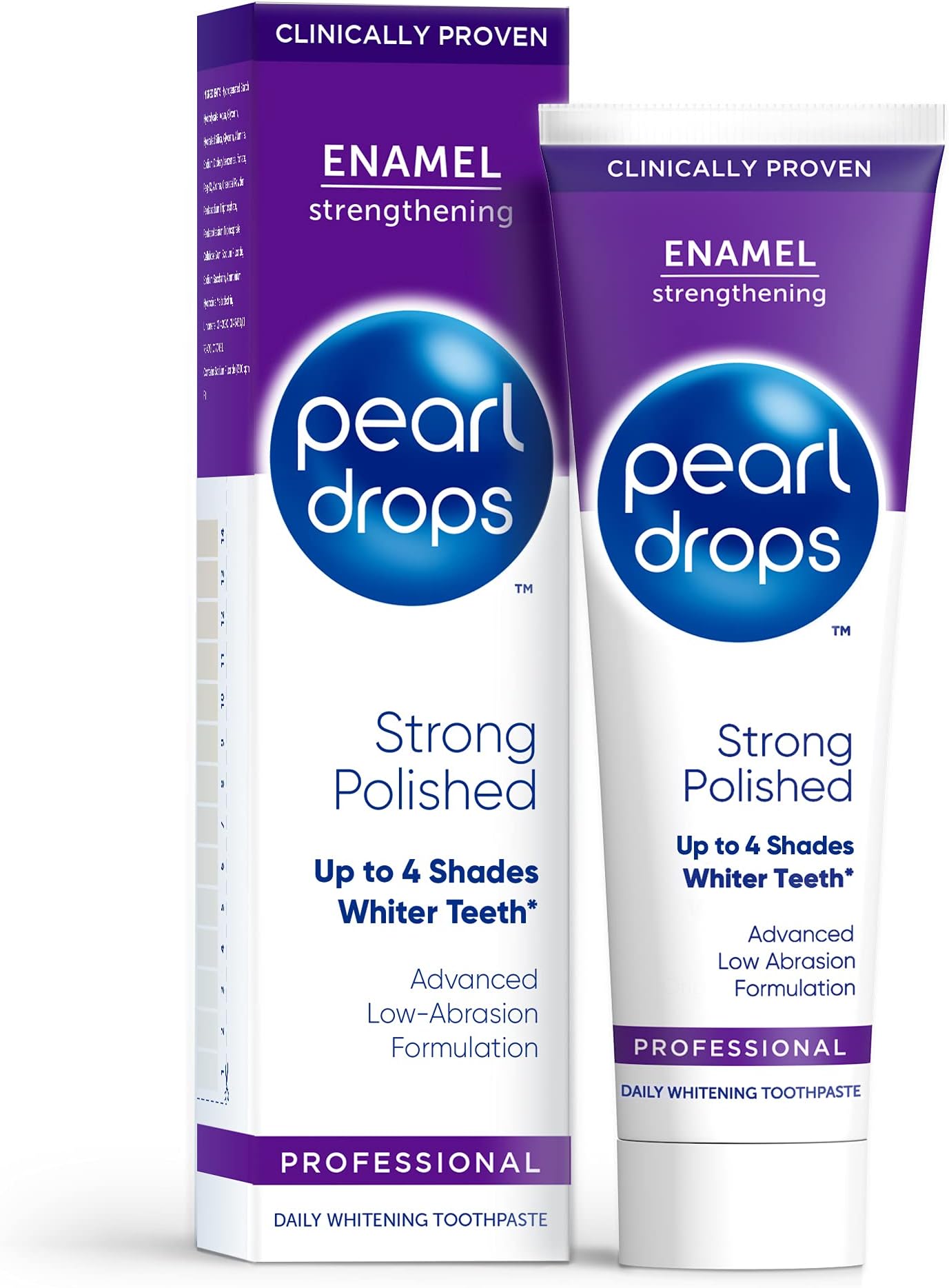Amazon.com: Pearl Drops Strong White Toothpaste, Polished Mint Flavour ...