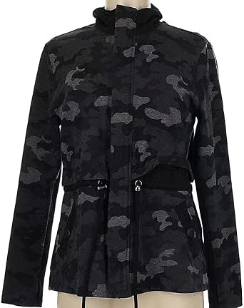 Amazon.com: Cabi GREY CAMO JACKET (US, Alpha, X-Small, Regular, Regular ...