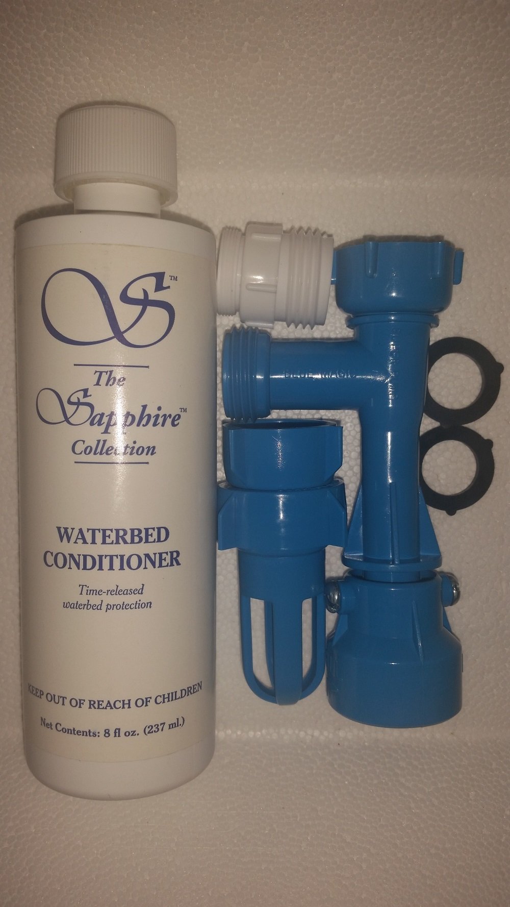 Amazon.com: BLUE MAGIC WATERBED FILL and DRAIN KIT with Lg. (8OZ ...