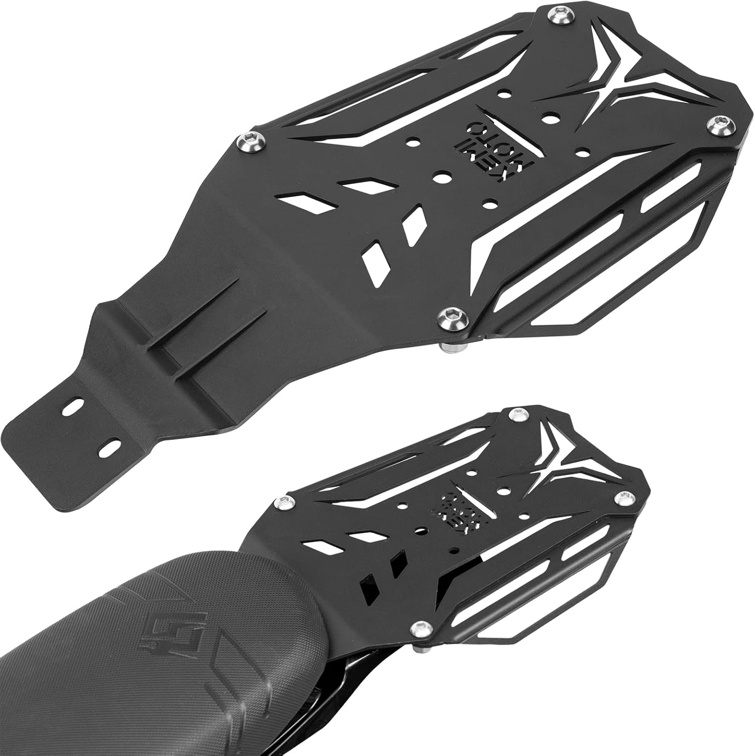 Amazon.com: KEMIMOTO Mortorcycle Rear Rack Luggage Rack Compatible with ...