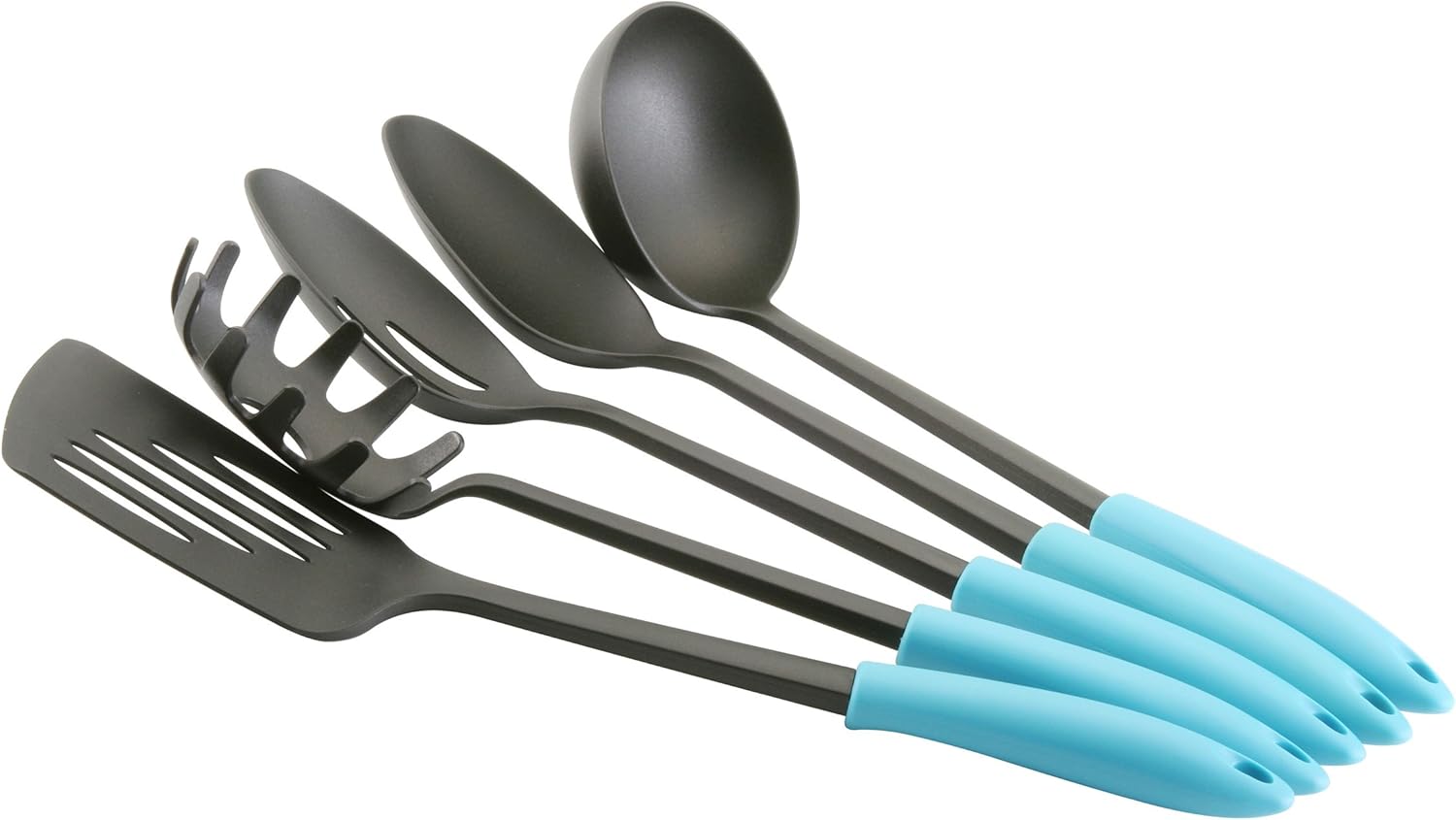 Amazon.com: SilverStone2 East Main 5-Piece Cookware Tool Set, Aqua ...