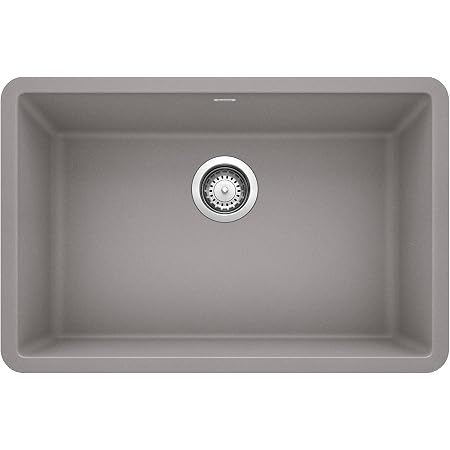 Amazon.com: BLANCO, Metallic Gray 440148 PRECIS SILGRANIT Super Single ...