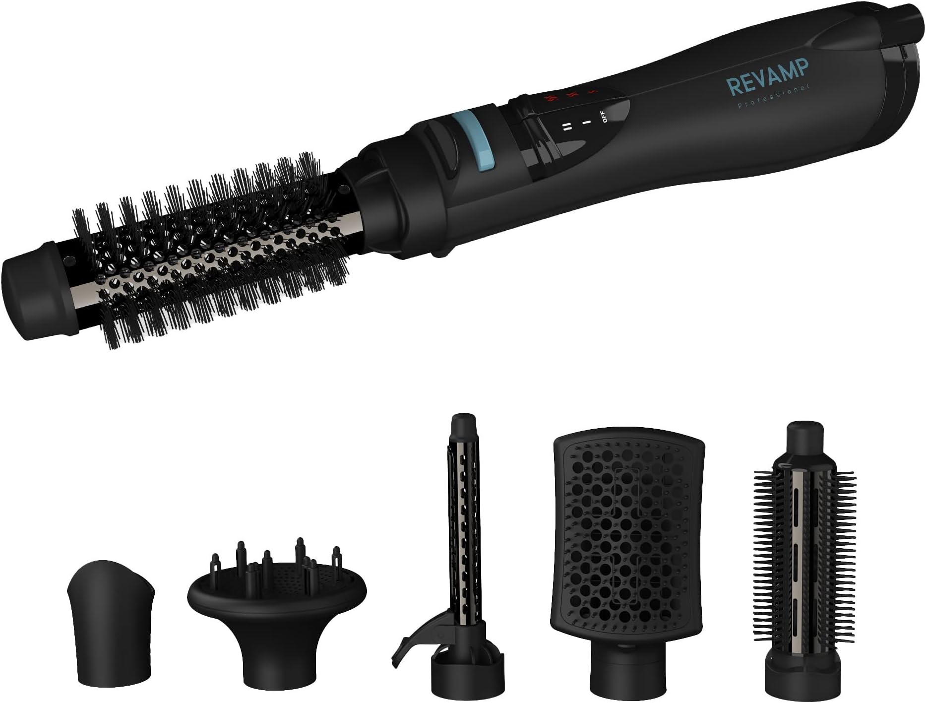 Amazon.com : Revamp Progloss Airstyle 6-in-1 Hot Air Multi Styler ...