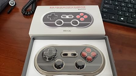 Amazon.com: 8BITDO N30 Pro Wireless Bluetooth Controller Dual Classic Joystick For Android ...