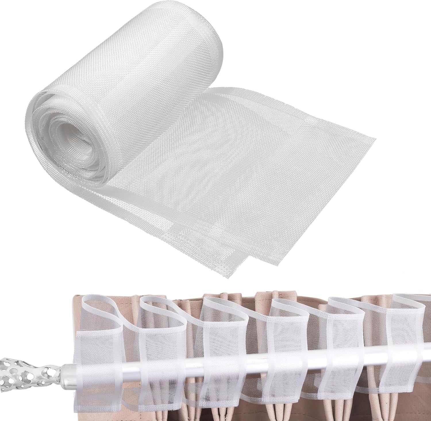 Curtain Header Tape, Multi-functional Curtain Tape, Pencil Pleat ...