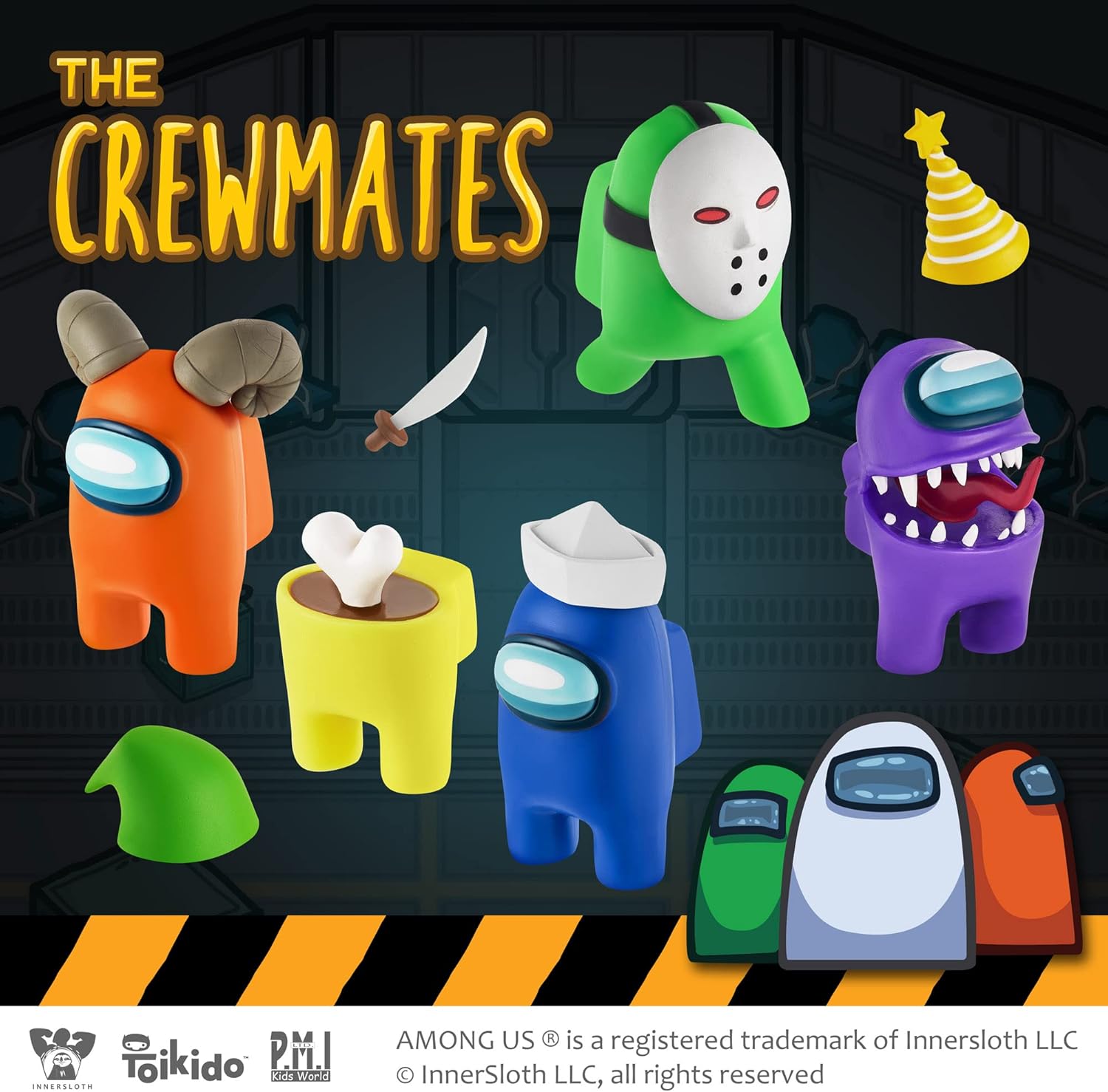 P.M.I. Among Us Crewmate Figures | 5 Among Us Toys Out of 16 ...