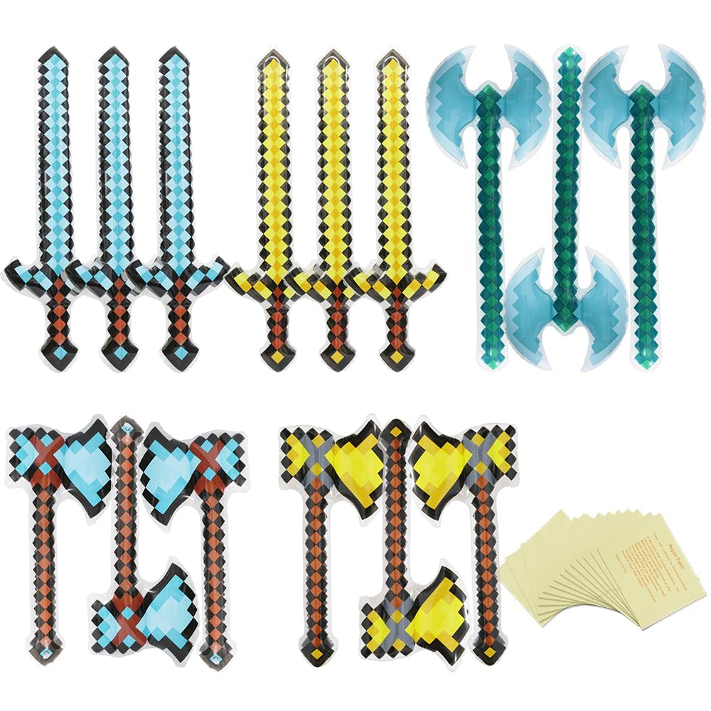 Amazon.com: Deermon Cool 15 Pack Kids Large Unique Inflatable Weapon ...