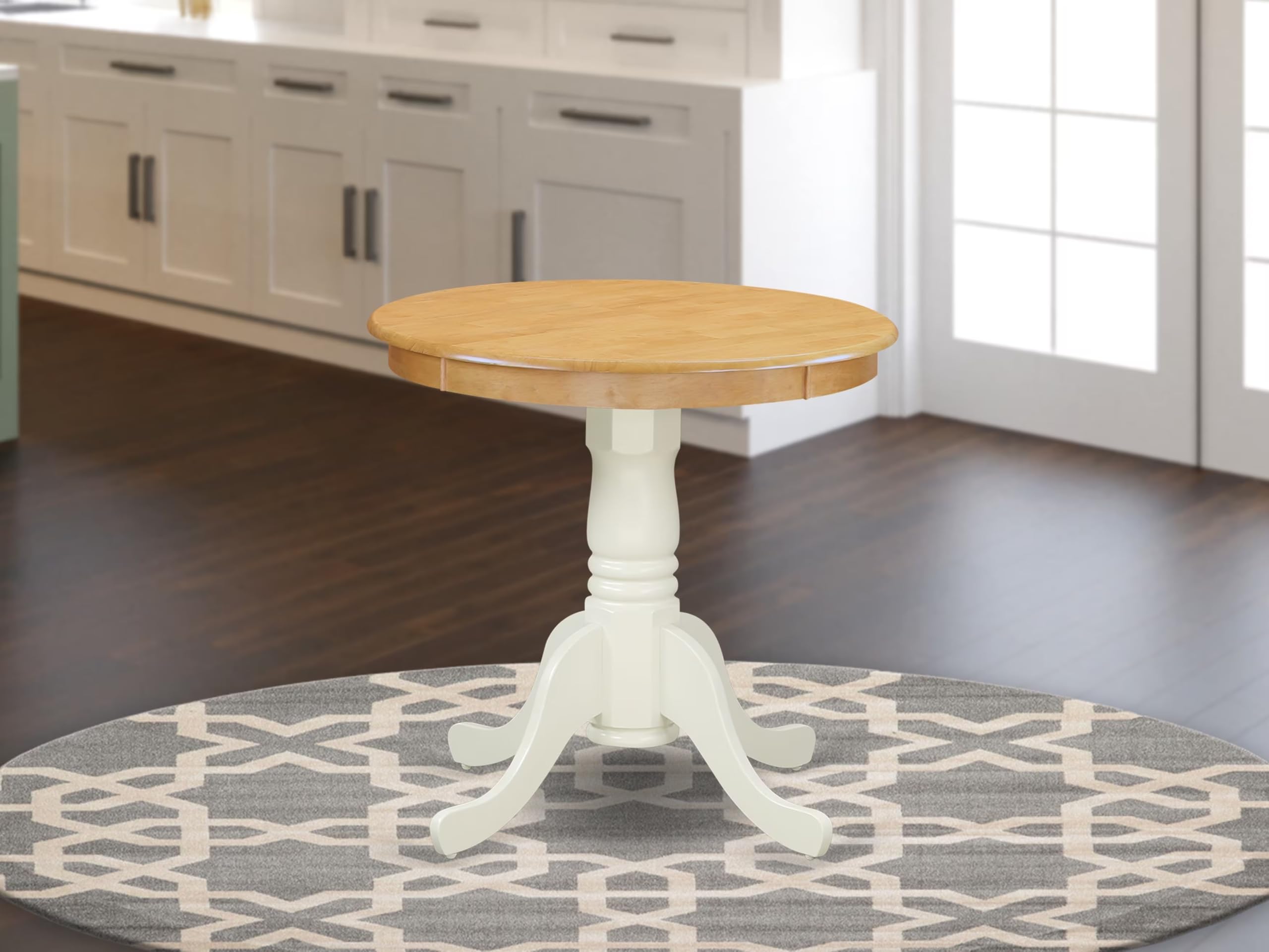 Round Kitchen Table East West Furniture 36