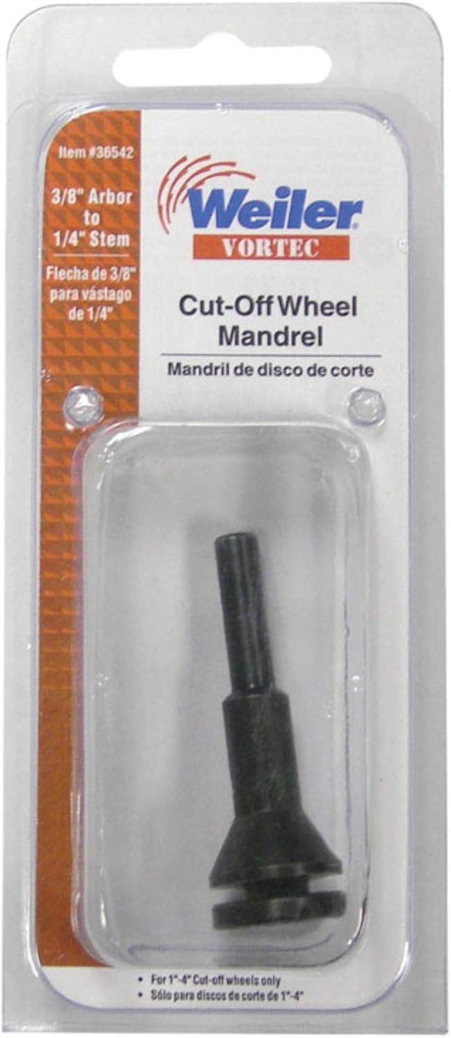 Amazon.com: Weiler 36542 Cutoff Wheel Mandrel : Industrial & Scientific