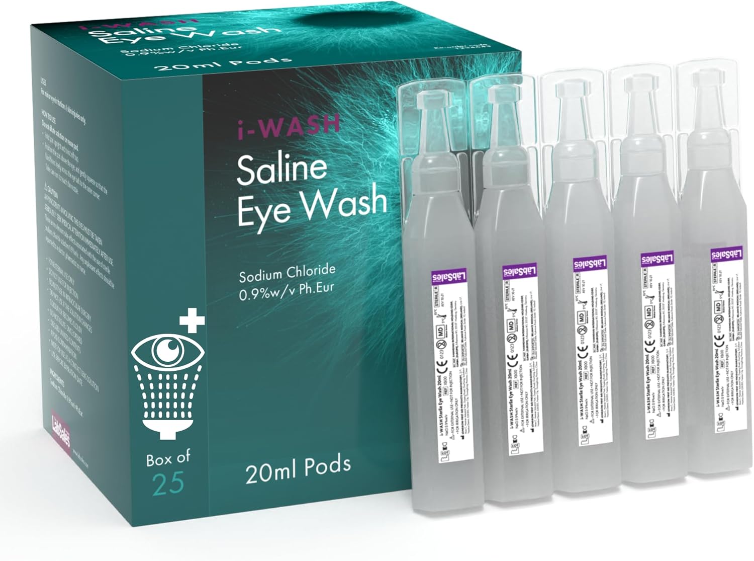 I-Wash Pods - The Premium Eye Wash Pods for Most Minor Eye Irritations ...