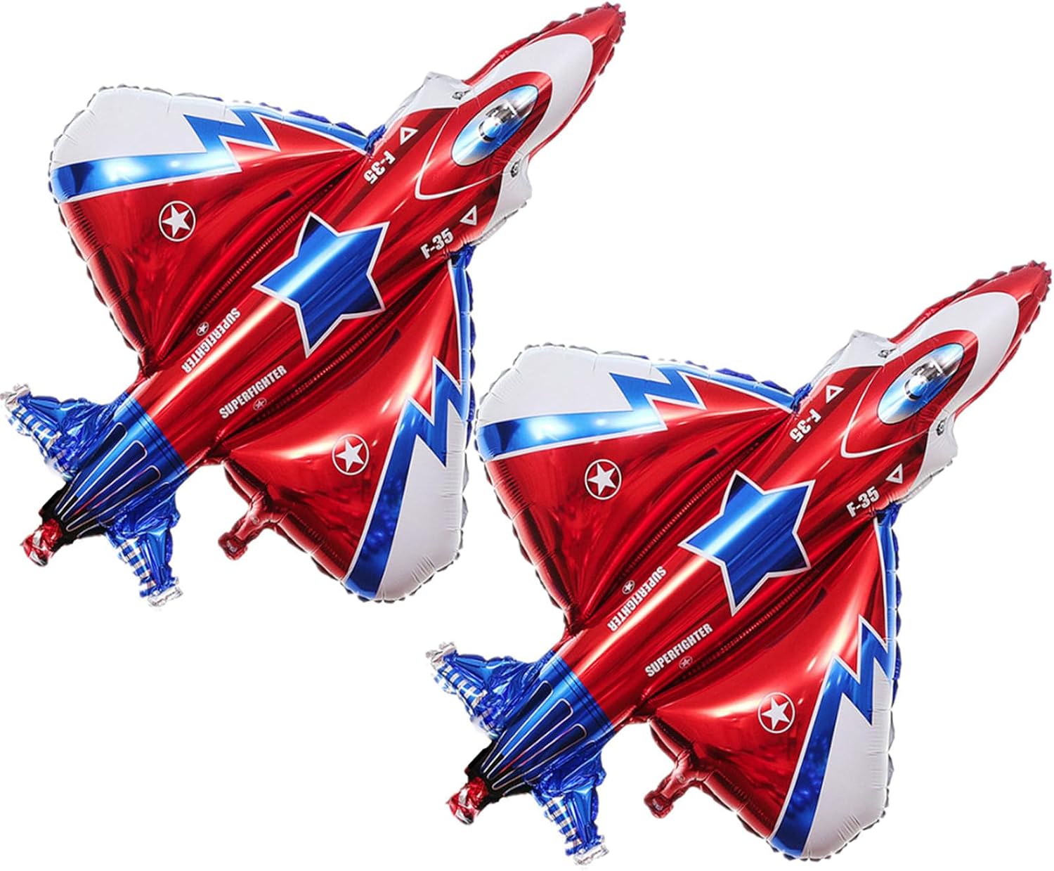 Amazon.com: 40"Airplane Balloons - Fighter Jet Shaped Foil Mylar ...