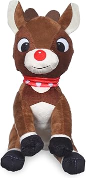Amazon.com: Rudolph The Red-Nosed Reindeer Toys for Dogs - 9'' Plush ...