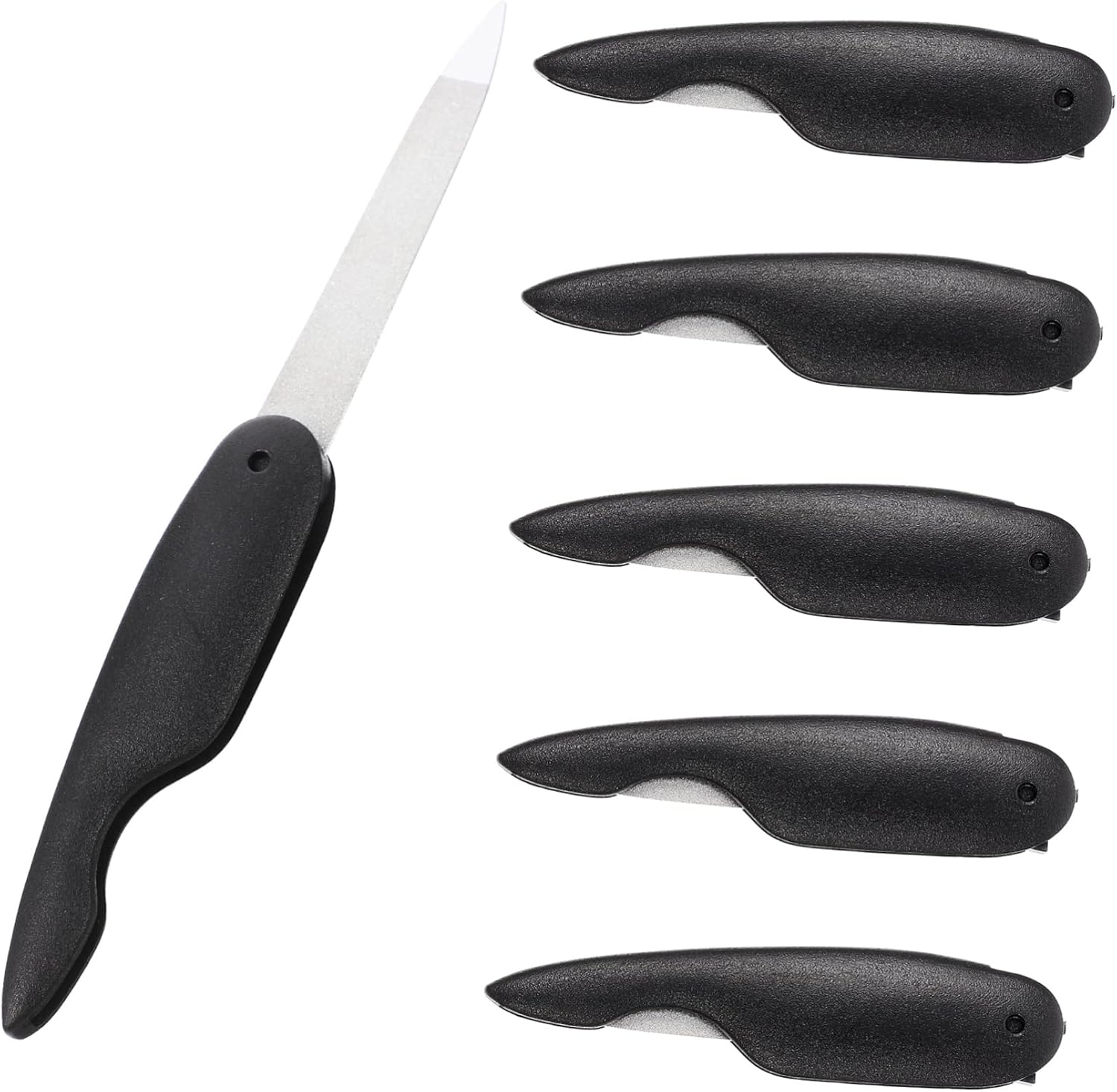Amazon.com : Beatifufu Rounded Fingernail Files Nail Tech Manicure Nail ...