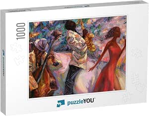 Amazon.com: Jazz Singer, Jazz Club, Jazz Band, Oil Painting, Artist R ...