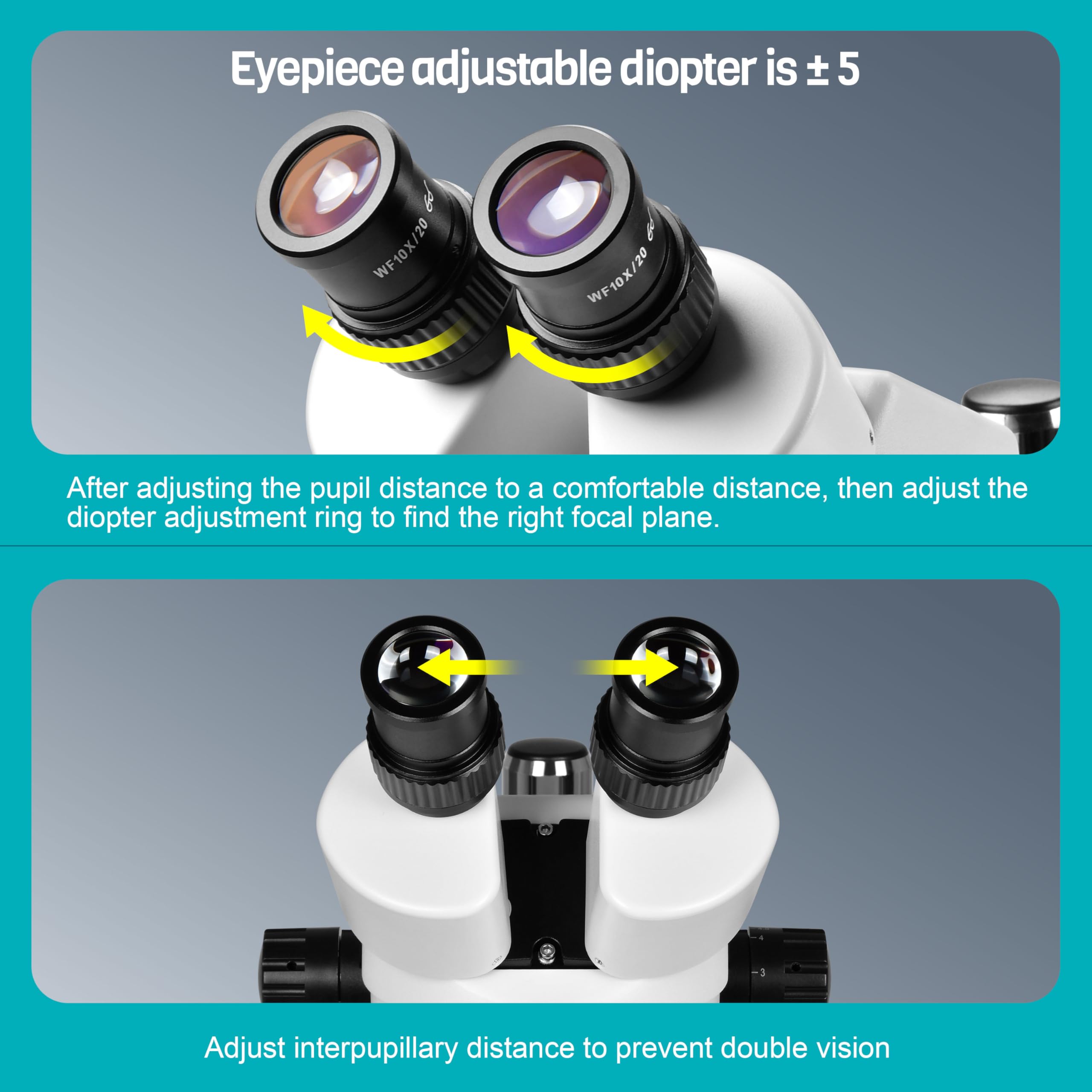 Snapklik.com : Binocular Stereo Zoom Microscope, WF10x Eyepieces, 7X ...