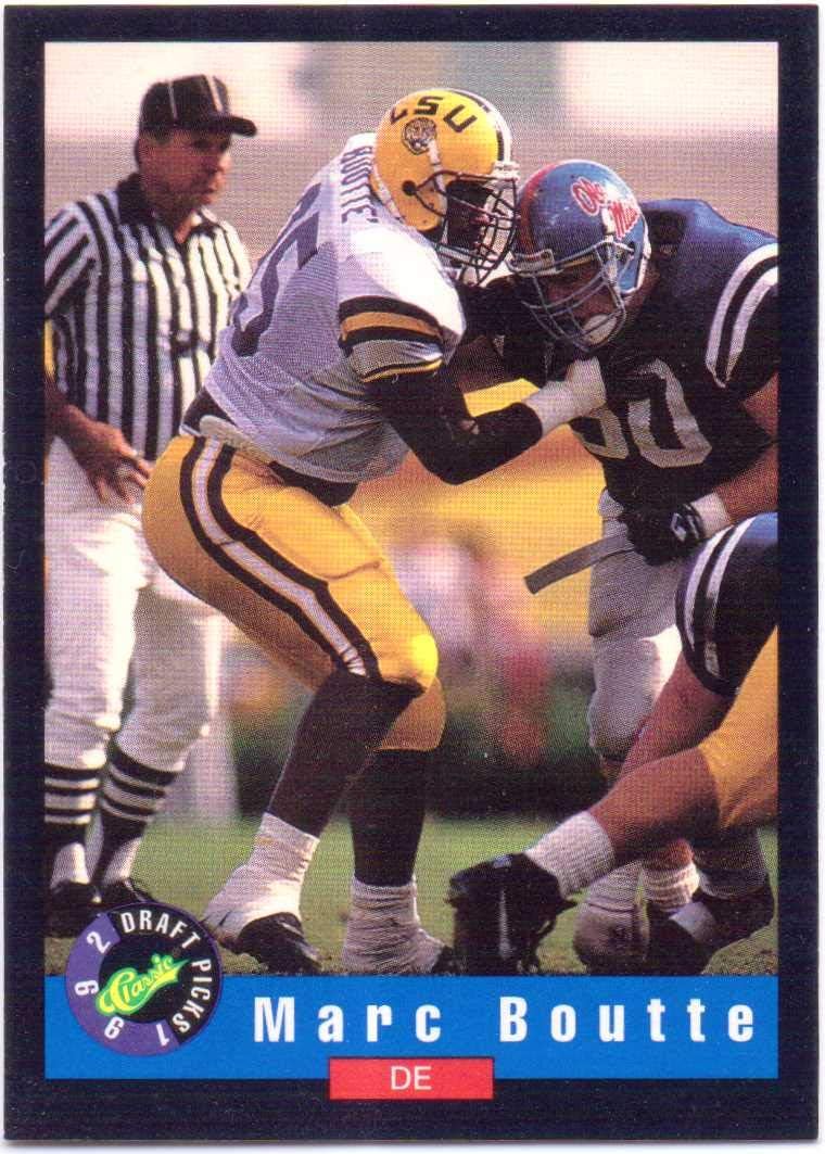 Amazon.com: Marc Boutte 1992 Classic #32 - Los Angeles Rams, LSU Tigers ...