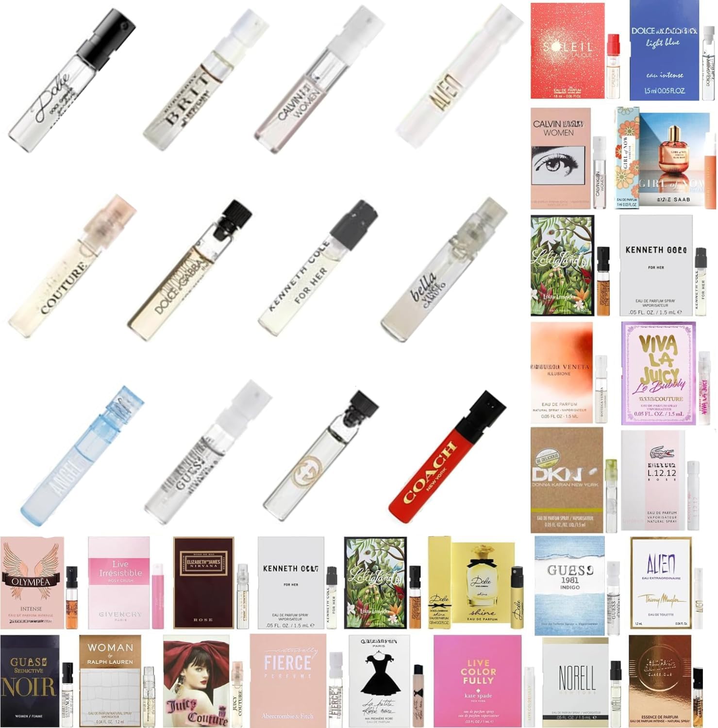 Amazon.com : Tradeberry High End Designer Perfume Sample Set for Women ...