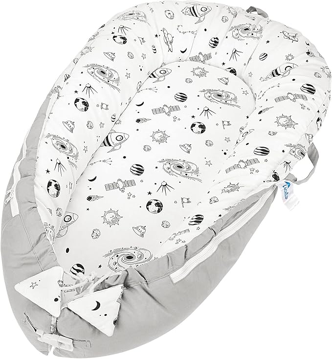 Riduttore lettino Neonato antisoffoco riduttore per culla tessuto in ...