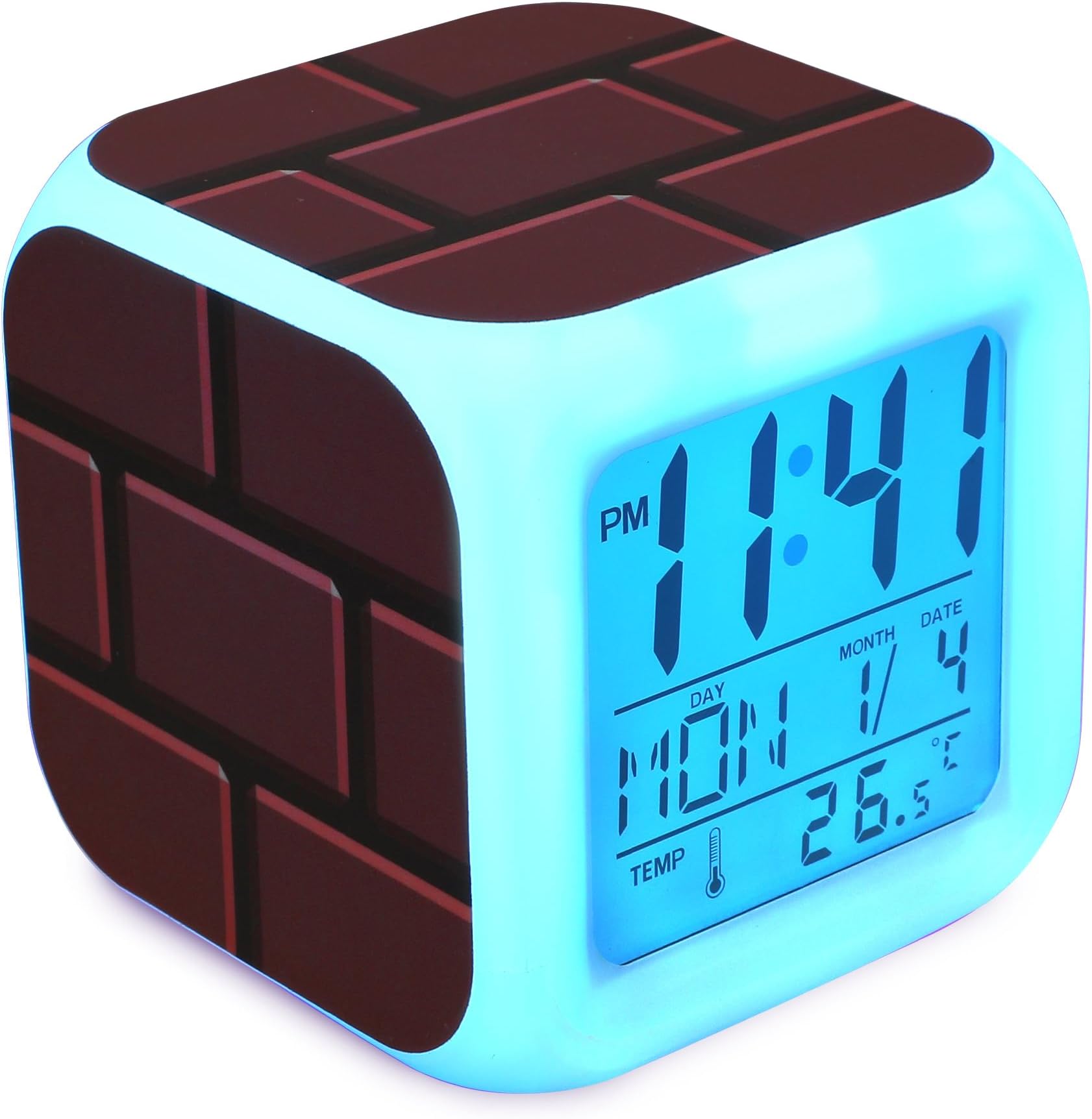 Amazon.com: Super Bros Alarm for Kids - Mini LED Super Bros/Bricks ...