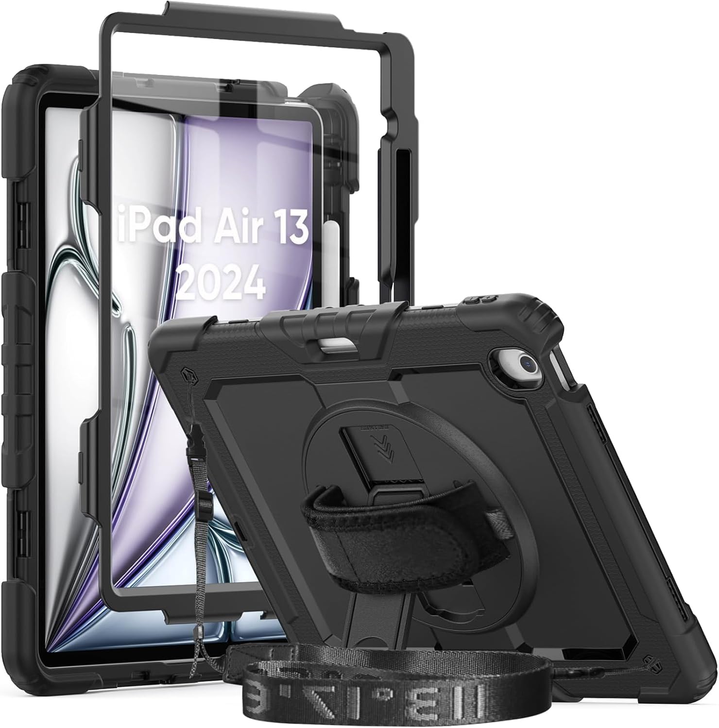 Herize iPad Air 13 Inch Case Cover 2025/2024 M3/M2 with Screen ...
