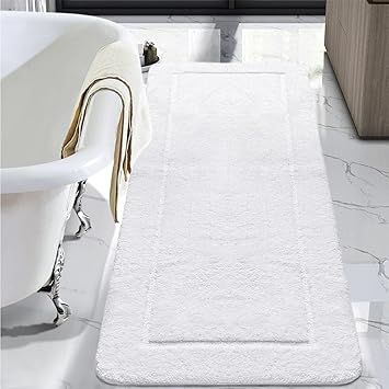 Amazon.com: LOCHAS Luminous Non Slip Bathroom Rugs Runner 24 x 60 Inch ...