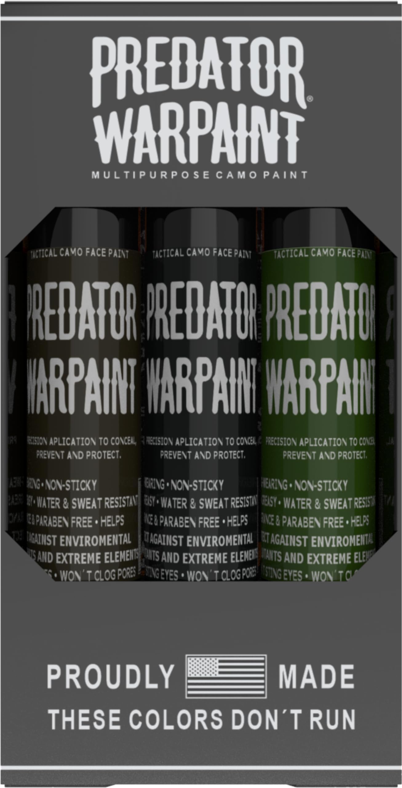 Amazon.com: Predator Warpaint Woodland SPF 50 Camouflage Face Paint 0 ...