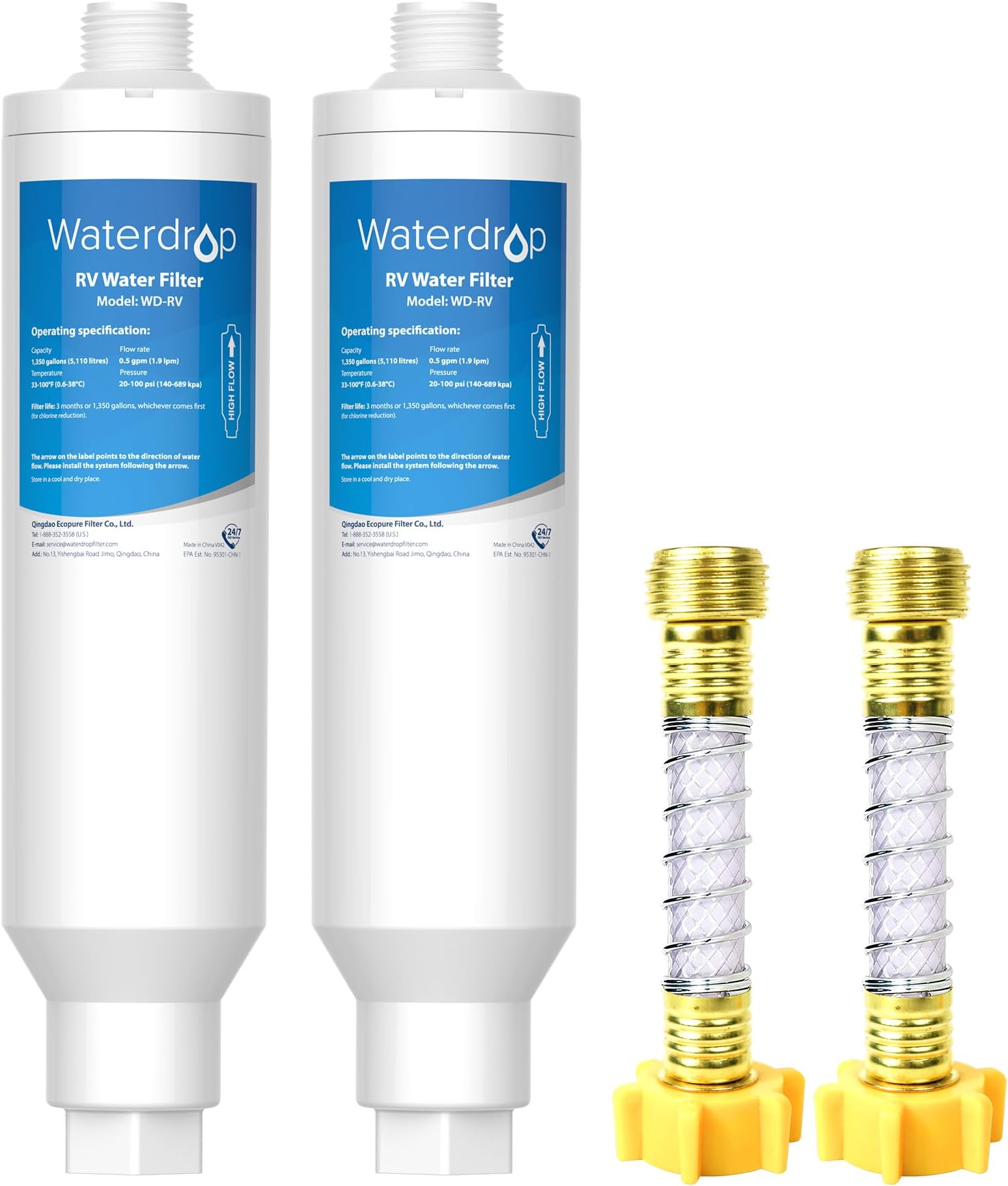 Amazon.com: Filterelated RV Water Filter with Hose Protector,Inline ...