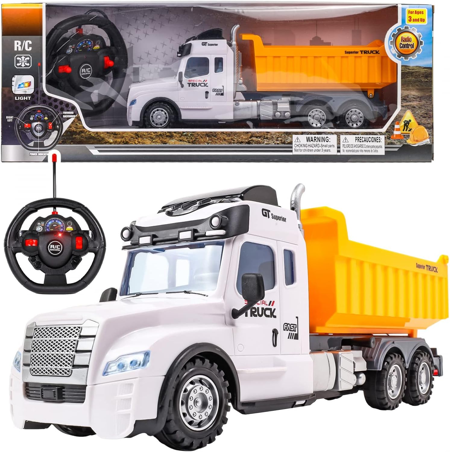 Amazon.com: Kidplokio Remote Control City Dump RC Truck Construction ...