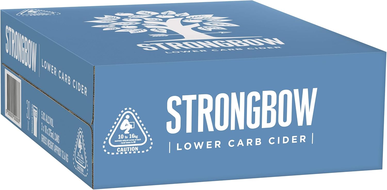 Strongbow Lower Carb Cider 375mL Can 375mL Case of 30 : Amazon.com.au ...
