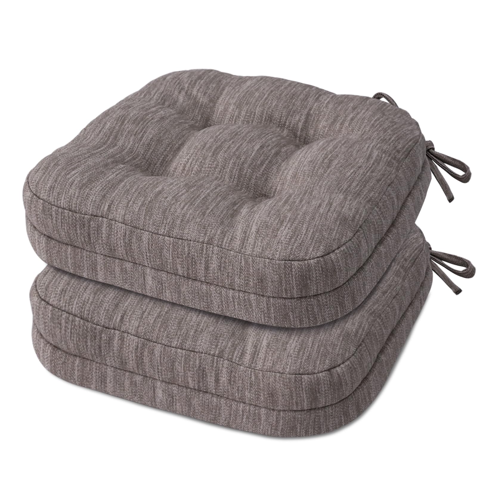 Amazon.com: Shinnwa Dining Chair Cushions Set of 2, Dual-Layer Memory ...