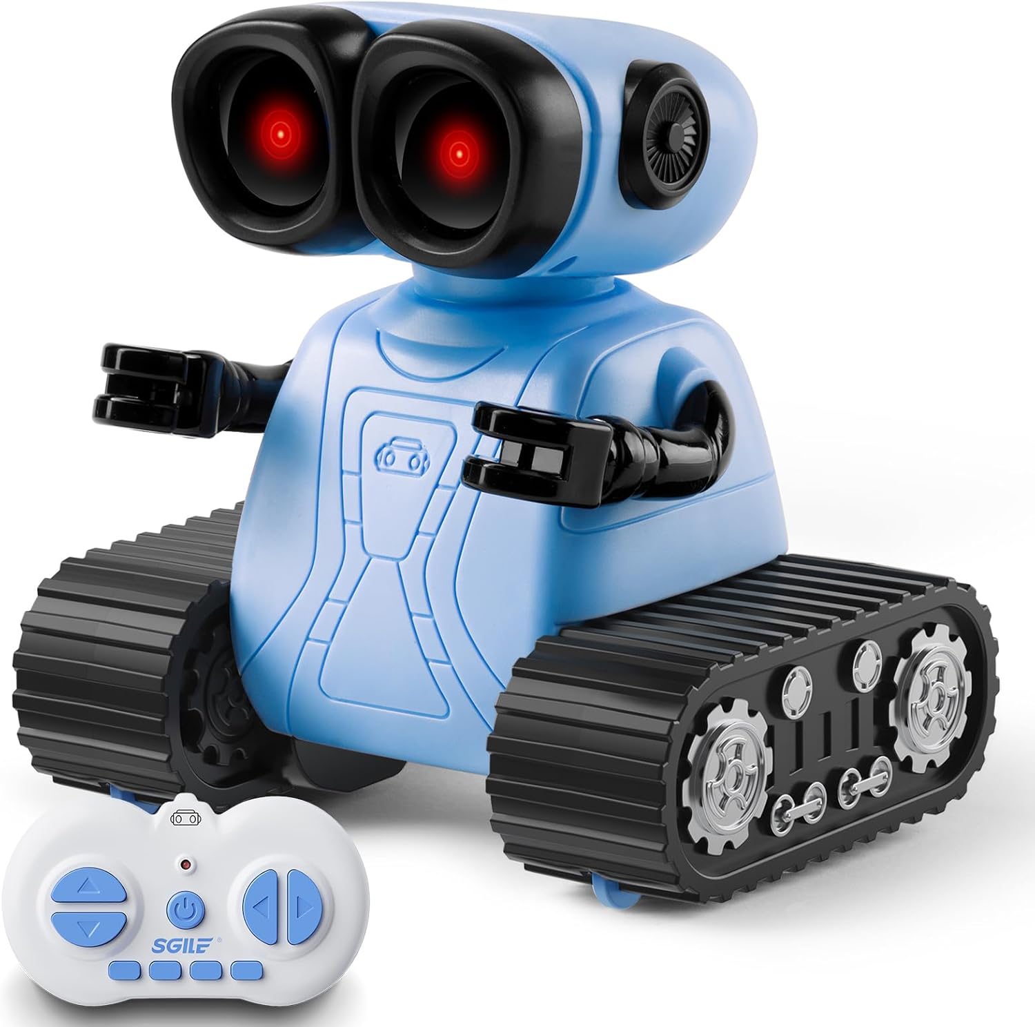 Amazon.com: SGILE Remote Control Robot Toys with Music and LED Eyes ...
